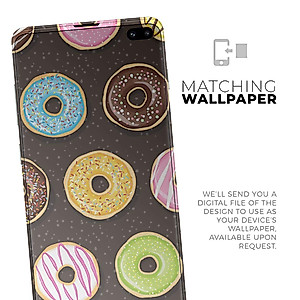 DesignSkinz Yummy Colored Donuts v2 Protective Vinyl Decal Wrap Skin Cover Compatible with The Samsung Galaxy S20 (Screen Trim & Back Glass Skin)