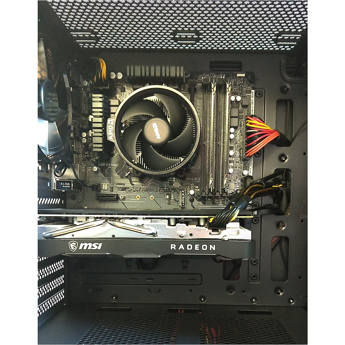 Centaurus Archon A1X Gaming PC - AMD Ryzen 5 7600, 32GB DDR5 RAM, Radeon RX 7600 8GB, 500GB NVMe SSD, Windows 11 Pro, WiFi, RGB Lights. Custom Professional Computer for Games and Work