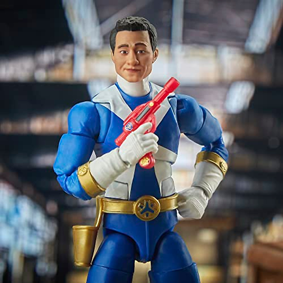 Power Rangers Lightning Collection Lightspeed Rescue Blue Ranger 6-Inch Premium Collectible Action Figure Toy with Accessories, Kids Ages 4 and Up