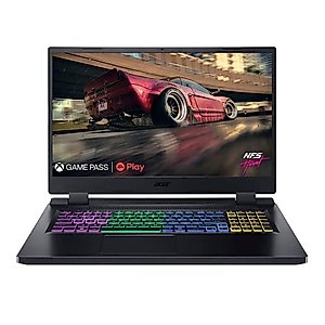 Acer Nitro 5 17.3" FHD 144Hz Gaming Laptop Computer, AMD Ryzen 7 6800H Processor, GeForce RTX 3060, 16GB DDR5-4800 RAM, 1TB PCIe SSD, VR Ready, Windows 11 Home - Black - AN517-42-R85S