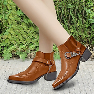 Womens Sandals, Womens Boots Ankle Women's Fashion Boots Size 8 Boots Wide Width Heels Gym Bohemian Boots Womens Cowgirl Boots Yellow