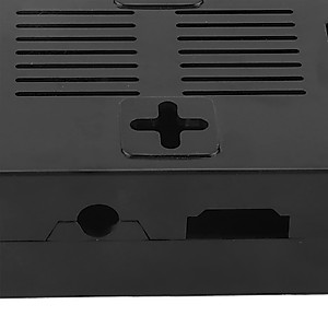 Raspberry Pi Case, 3B/3B+ ABS Shell Enclosure Sturdy Enclosure Box for Raspberry Pi Widely Used for Repair Parts for Man(Black)