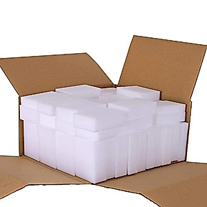 Anysell88 200pcs Magic Cleaning Eraser Sponge Melamine Cleaning Pads Bulk for Walls, Shoes, Cars, Office and Kitchen