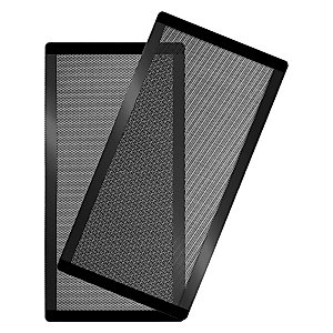 120 x 240mm PC Fan Dust Filter Magnetic Frame Computer Fan Grills Black Dust Mesh PC Cooler Filter Screen Dustproof Case Covers 2 Pack