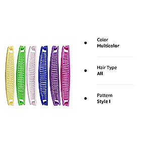 Youme Banana Clips Hair for Women Vintage Large Bananas Hair Clip for Thick Fine Hair Banana Combs Barrettes