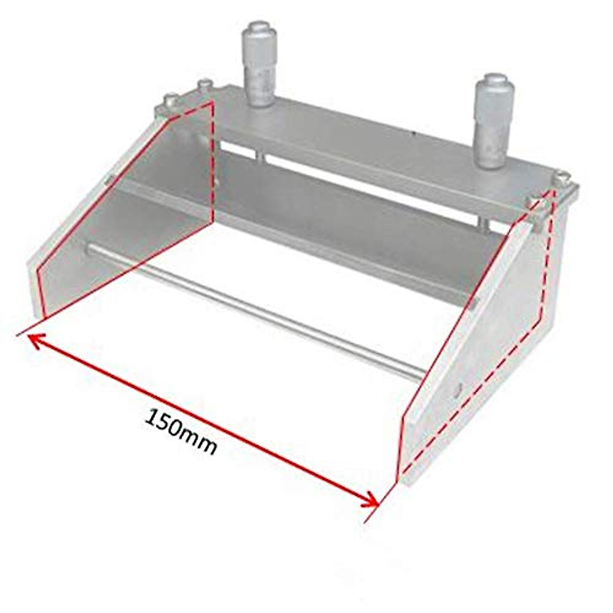 150mm Adjustable Film Coating Applicator Film Coater with Micrometer Wet Film Preparation Device 0-3500μm Width (film casting doctor blade)