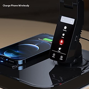 Fugetek LED Desk Table Lamp, 14W, 530 Lumens, Wireless Charger & USB Charging Port, Dimmable Eye-Caring, 5 Brightness & 4 Light Modes, Adjustable Arms, Touch Control, Auto Sleep Timer