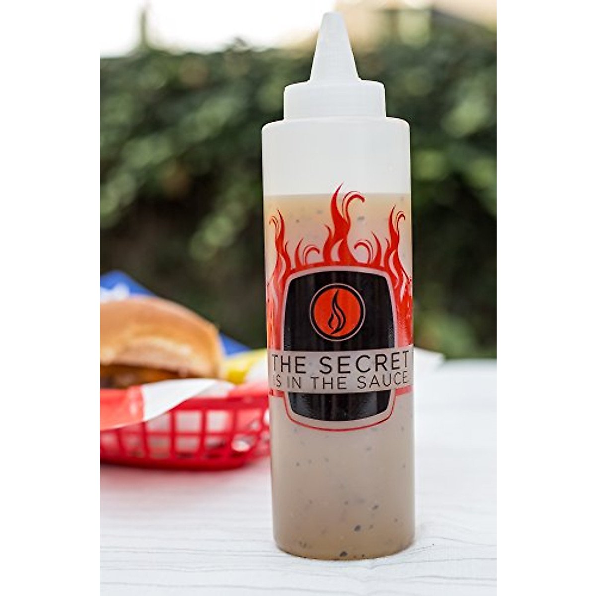 Outset 76186 Condiment Squirt Bottles, 1 EA, Clear