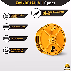 KwikSafety - Charlotte, NC - TIKO Aluminum Tie Wire Reel, Ironworker Lighweight Rebar Tie reel Tool with Belt Loop holder