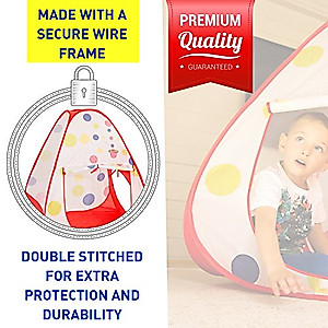 Kids Ball Pit Pop up Play Tent, Playhouse Tent for Boys Girls Babies and ToKids Ball Pit, Playhouse Tent for Boys Girls Babies and Toddlers, Indoor Outdoor Toy Balls Not Includedddlers