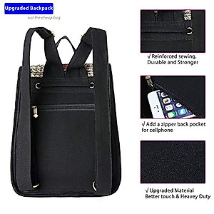 Goodhan Vintage Embroidered Women Backpack Ethnic Travel Handbag Shoulder Bag