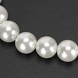 Imitation Peal Chain Handle Wallet Crafts Making Metal with Lobster Clasp Accessories for Making Handbag Purse Substitute 43.3Inch