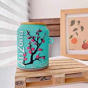 for Airpod1/2 case，3D airpod case Food Series Creative Cute Cartoon Funny Fun, Soft Silicone Airpod Character Skin Keychain Ring, Girls Boys Teens Men Case (Soda can)