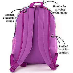 Fab Starpoint Unicorn Backpack for Girls with Headphones – Large, 16 inch, Girls School Backpack Set