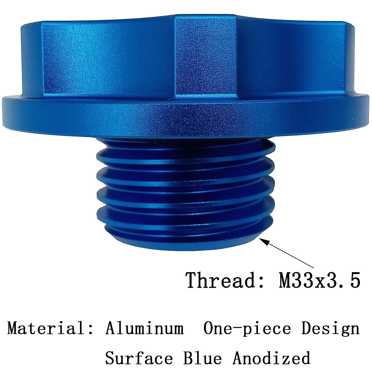 kweiny Engine Oil Filler Cap Aluminum Compatible with Ford Lincoln Mercury 1993-2010 Some Models