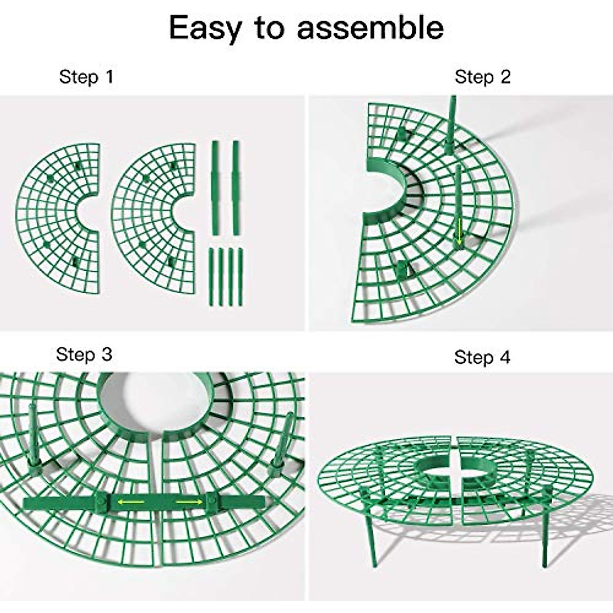 Medoore 5 Pack Strawberry Supports, Adjustable Strawberry Growing Racks Plant Climbing Rack Vine Pillar Garden Stand Balcony Vegetable Rack for Keeping Fruit Elevated to Avoid Ground Rot