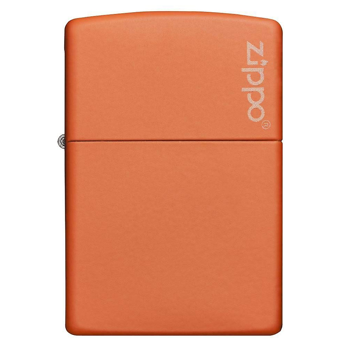 Zippo Classic Orange Matte with Logo Pocket Lighter