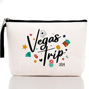 Weekender Bags for Women Weekend Bag Vegas Gifts Cosmetic Bag Vegas Trip 2024 Makeup Pouch Bridesmaid Best Friend Wedding Gifts for Sister Bestie Bachelorette Gifts for Bride Fun Birthday Gift