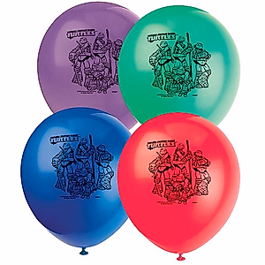 12" Teenage Mutant Ninja Turtles Latex Balloons, 8ct