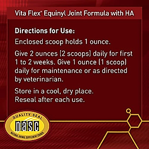 Vita Flex Pro Equinyl Joint Formula with Hyaluronic Acid, 60 Day Supply, 3.75 lb.
