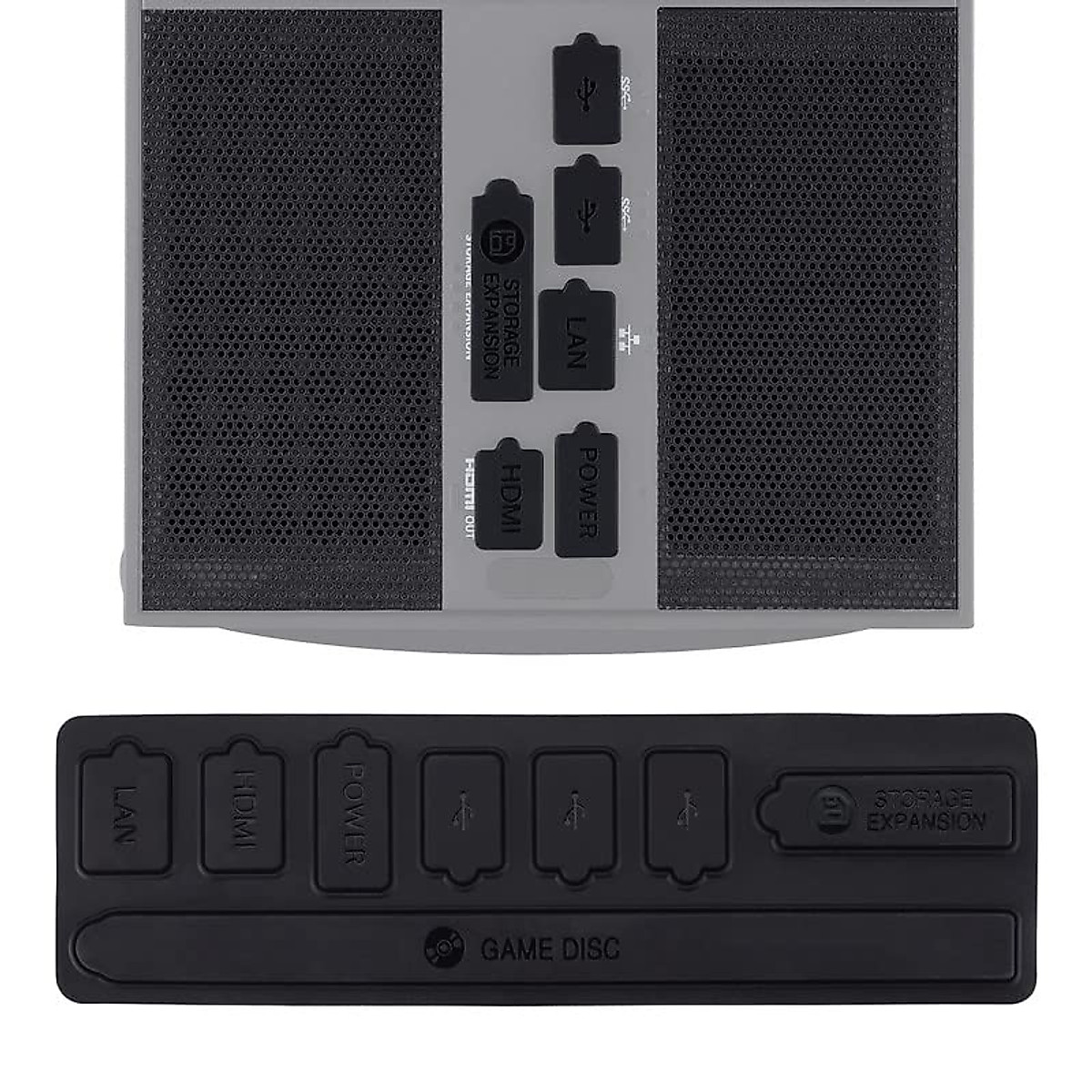 BURSTNINJA Silicone Dust Filter Compatible with Xbox Series X Console, Dust Plugs Dustproof Mesh Set for Xbox Series X, Dust Cover Stopper Protection Kit for Xbox Series X