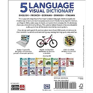 5 Language Visual Dictionary (DK Bilingual Visual Dictionaries)