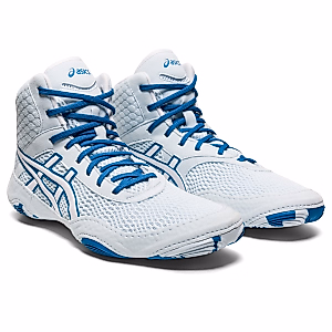 ASICS Women's MATBLAZER Wrestling Shoes, 8, Sky/White