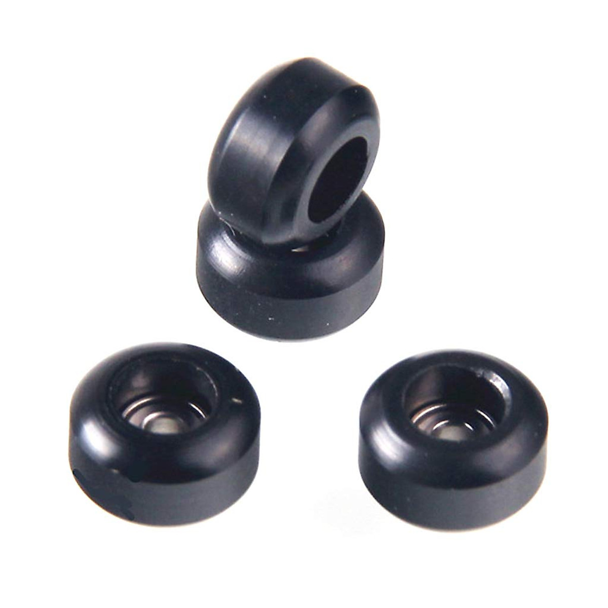 BullBallBoll 4 Pcs/Set Professional Urethane CNC Bearing Wheels for Wooden Fingerboard