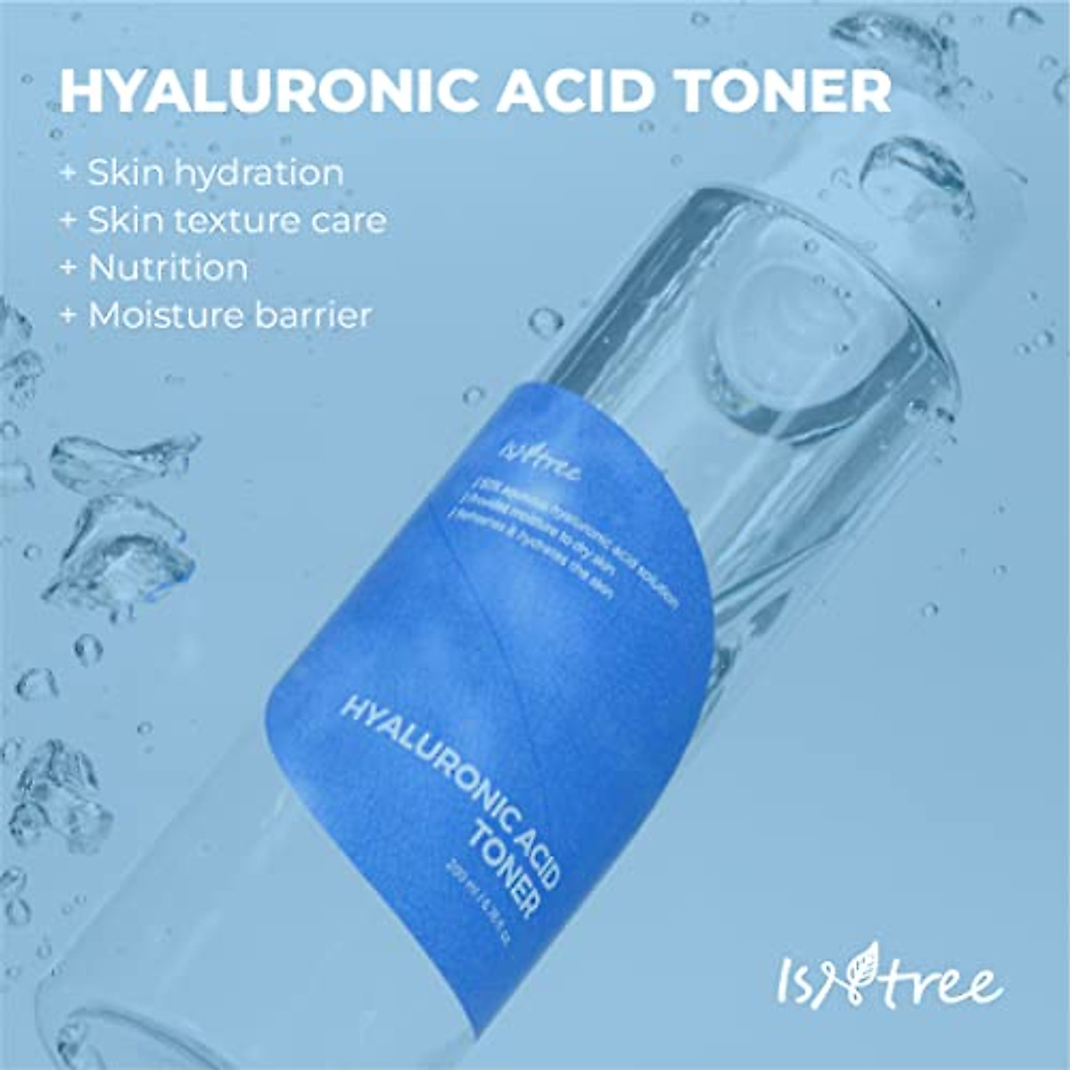 IsNtree Hyaluronic Acid Toner 200ml 6.76 fl.oz | Provides Moisture to Dry Skin | Refreshes & hydrates The Skin | Korean Skincare