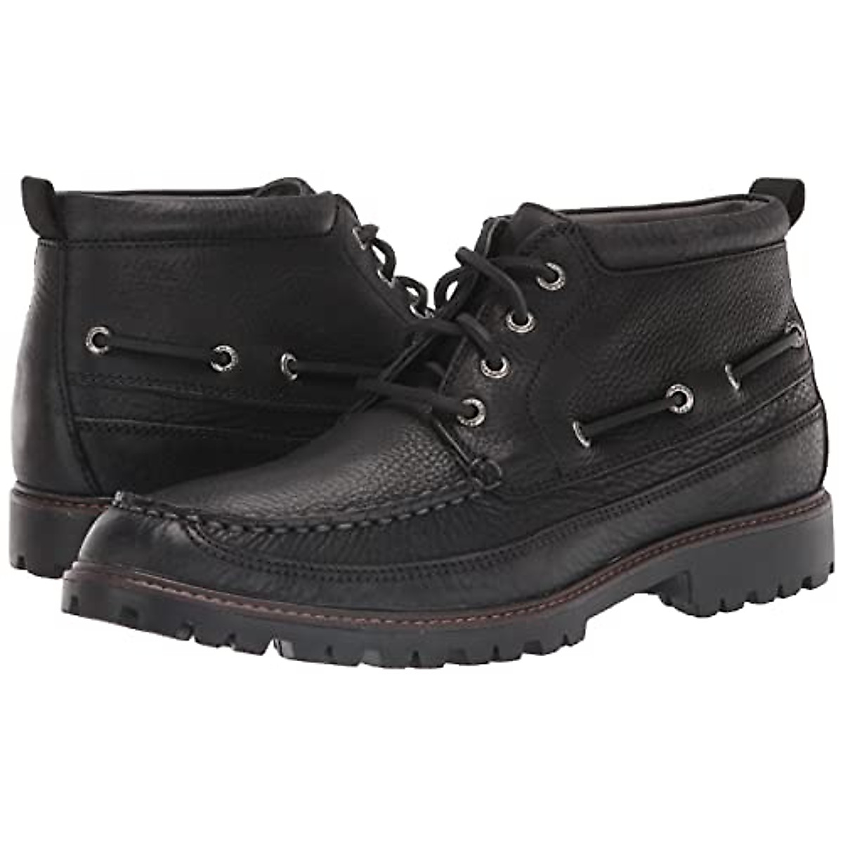 Sperry Men's Gold Authentic Original Lug Chukka Boot, Black, 12