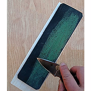 AMZSHARK 2 OZ Polishing & Cutting Compound Fine Green White Buffing Compound Leather Strop Sharpening Stropping Compounds Polishing Wax
