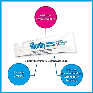 Bioniq Classic Biomimetic Toothpaste with 20 Percent Hydroxyapatite for Daily Use, 3.44 Ounce