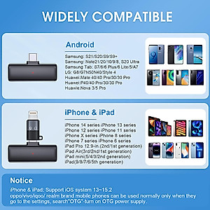 Wireless Lavalier Microphone for iPhone iPad Android, 2 Pack Mini Clip on Lapel Microphone Wireless with 600mAh Charging Case for Video Recording Interview YouTube Vlog Tiktok, 82FT, Plug-Play