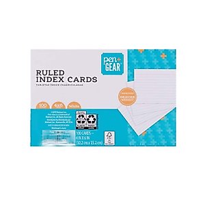 Ruled Index Cards