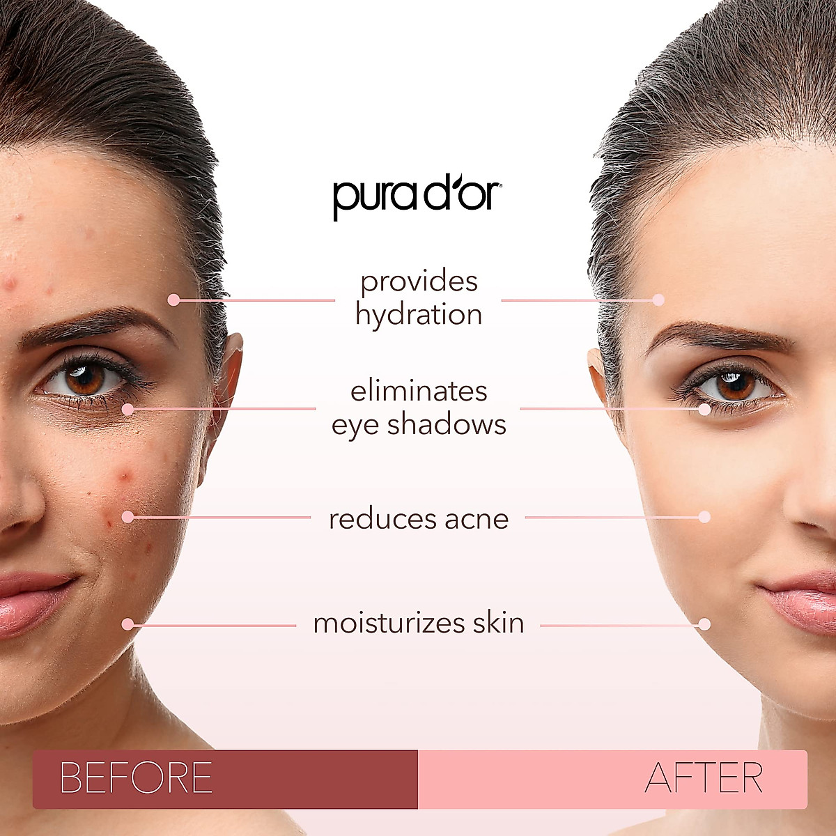 PURA D'OR 16 Oz ORGANIC Sweet Almond Oil - 100% Pure & Natural USDA Certified Cold Pressed Carrier Oil For DIY Beauty - Non-Greasy, Unscented, Hexane Free Moisturizer - Massage Oil For Hair & Skin