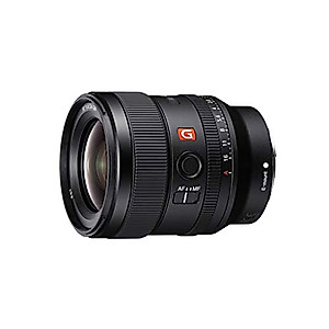 Sony E-mount FE 24mm F1.4 GM Full Frame Wide-angle Prime Lens (SEL24F14GM), Black