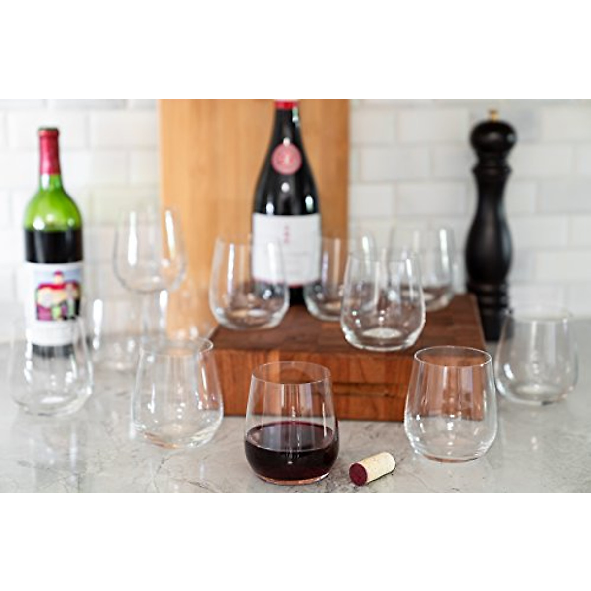 10 Strawberry Street Catering Stemless Wine Glass, Clear