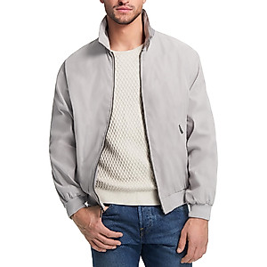 Weatherproof Garment Co. Men's Microfiber Classic Golf Jacket, Fog, Medium