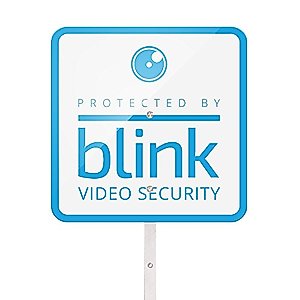 Blink Yard Sign with Two Window Decals Bundle