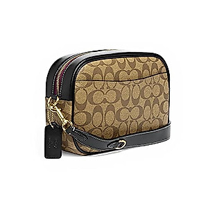 COACH Women's Jamie Camera Bag (Signature Canvas - Patches - Villains Motif - Khaki Multi)