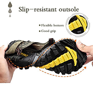 SITAILE Hiking Water Shoes for Men Women Quick Dry Barefoot Aqua Swim River Shoes for Pool Beach Fishing Water Hiking Sandals