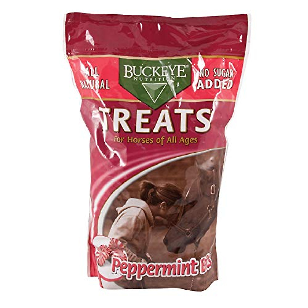 Buckeye Nutrition 4 lb. Peppermint Tasty All Natural No Sugar Added Horse Treats