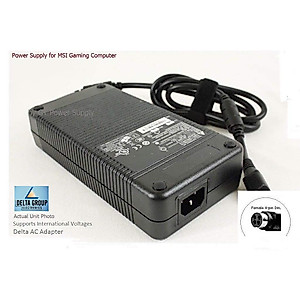 AC Adapter Power Supply Compatible with MSI Gaming Desktop Trident 3 8th - Trident 3 8RC-003US - TRIDENT38003US