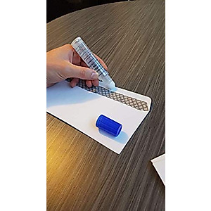 Envelope Moistener Sealer with Adhesive,dab n Seal, Stamp and Letter Glue licker, Fast Drying, Non Toxic, Squeezable Sealer-Ideal for envelopes,Stamps,Letters. 2 Pack, by Executive Supplies