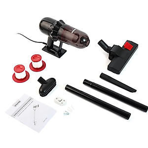 EFSHREE Vacuum Cleaner, 17KPa Powerful Suction with 600W Motor, 4 in 1 Lightweight Handheld Corded Stick Vacuum for Pet Hair Hard Floor and Carpet