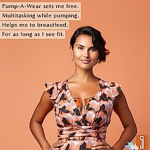 Wearable Breast Pump by Idaho Jones - Pump-A-Wear - Double, Hands Free, Cordless, in-Bra Electric Breast Pump, Silicone Flanges, Elvie, Willow and Momcozy Alternative - FDA Registered