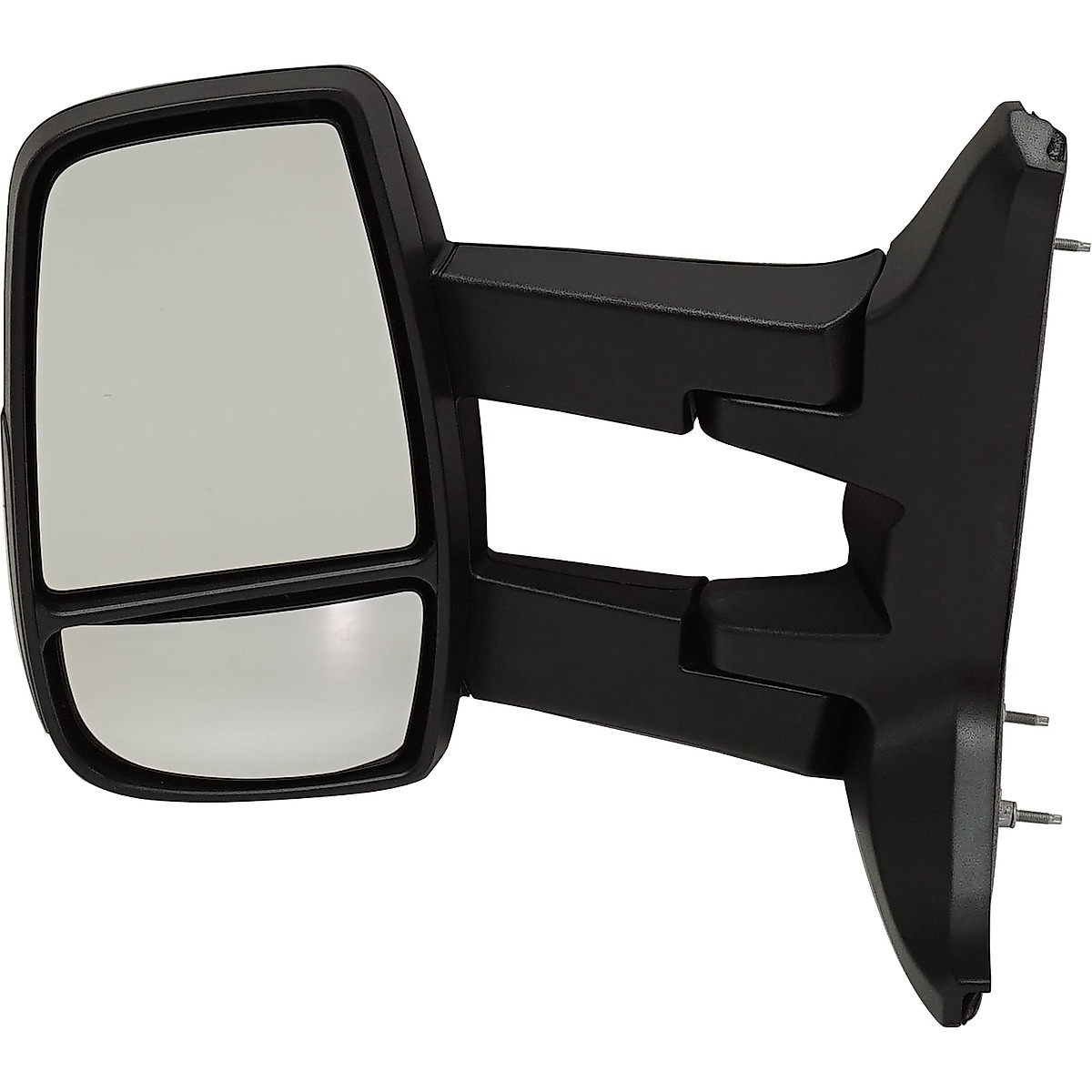 Kool Vue Driver & Passenger Side Manual Heated Towing Mirrors for Ford Transit-250 Transit-350 Transit-150 Transit-350 HD 2015-2019 Without Signal Light Textured Models With Medium or High Roof