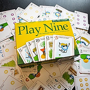 PLAY NINE - The Card Game of Golf, Best Card Games for Families, Strategy Game For Couples, Fun Game Night Kids, Teens and Adults, The Perfect Golf Gift