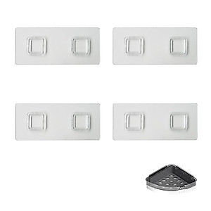 UIFER Adhesive Replacement for Corner Shower Caddy, Corner Shower Shelves(5.9x2.56inch