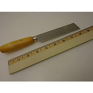 Dexter USA Set of (3) R Murphy USA #5 Square Point Rubber Knives, wood handles 5 SWRU Utility, multi use fixed blade craft knife